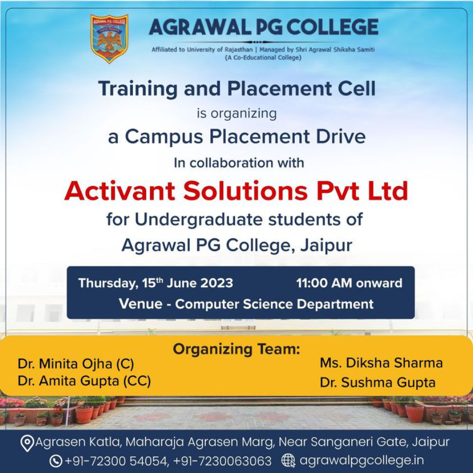 All Events - Agrawal PG College